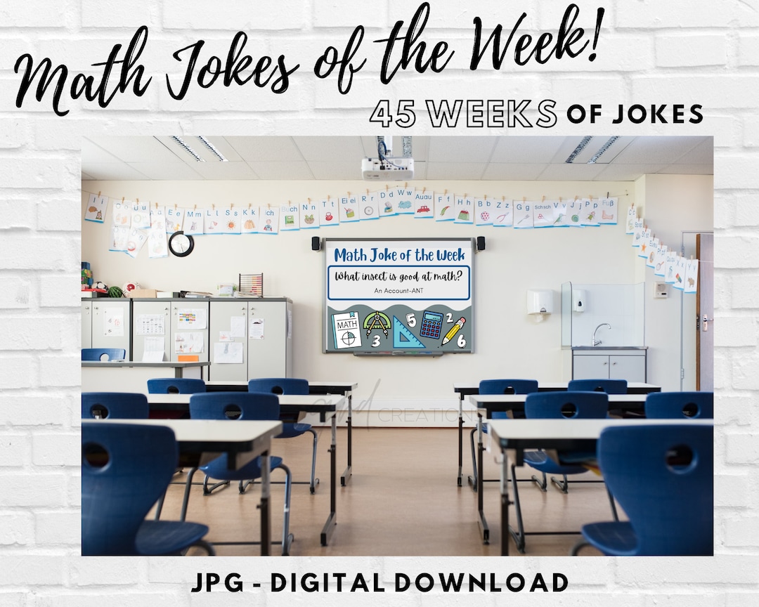 Math Jokes Digital Download | Math Posters for Classroom | Math Posters ...