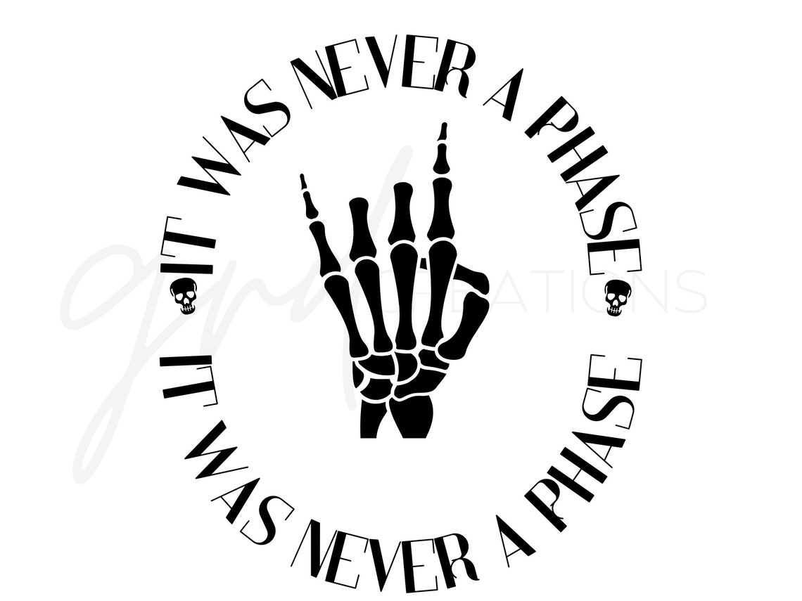 Emo Svgs Elder Emo It Wasn't A Phase It Was Never A - Etsy