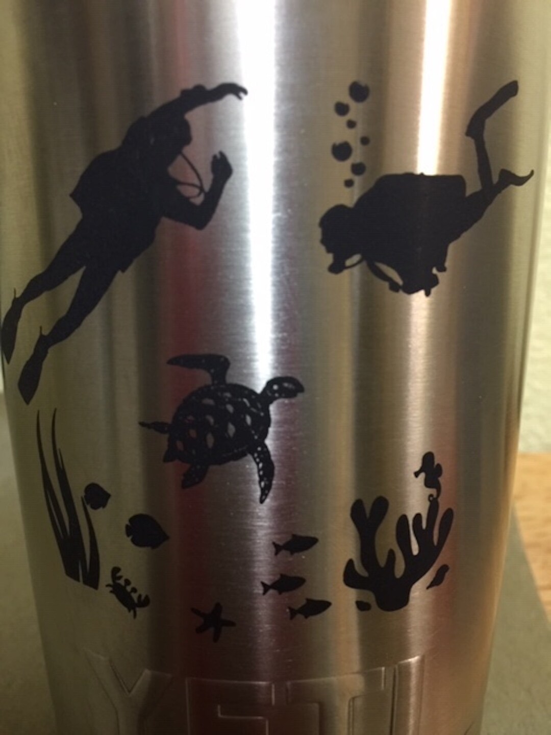 Custom Engraved Scuba Diving Scuba Diver Coral Reef Salt - Etsy