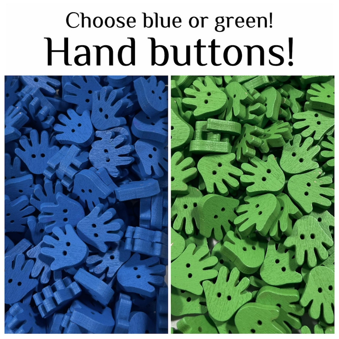 SALE!! 12, 24 or 48 Hand Buttons 18mm Assorted Buttons, Sewing, Crafts ...