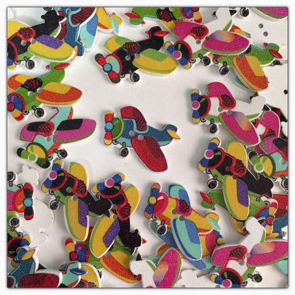 Airplane Buttons - Etsy