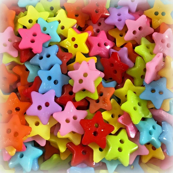 Star Buttons - Etsy