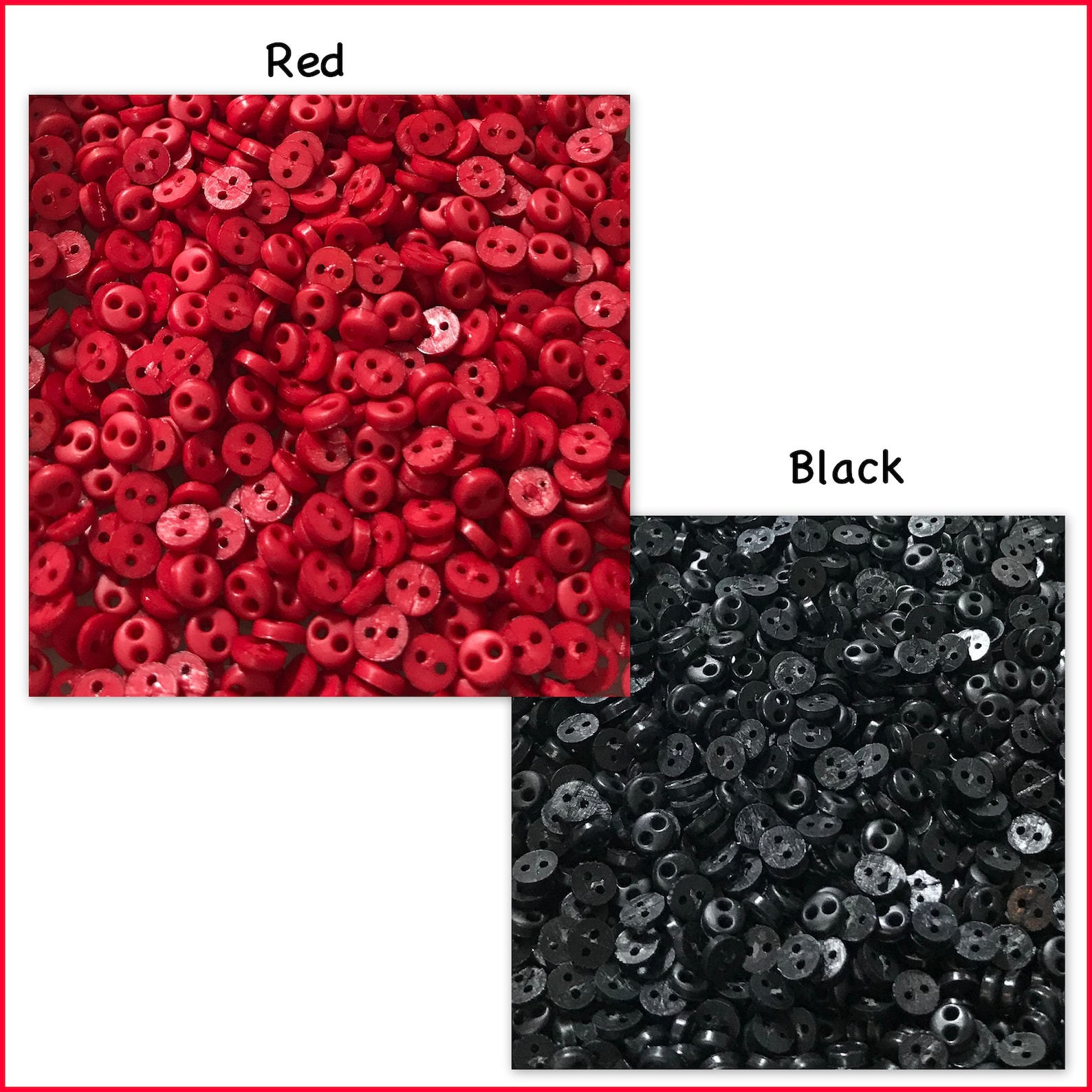 50 100 or 200 4mm Mini Doll Buttons Round Tiny Small Sewing - Etsy