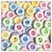 20, 40 or 80 Rainbow Buttons, Novelty Buttons, Round Buttons, Sewing ...