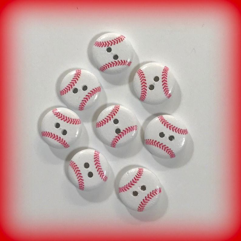 16 32 or 64 Sports Buttons Round Wood Basketball Football - Etsy