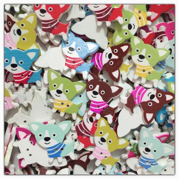 Wood Buttons - Etsy