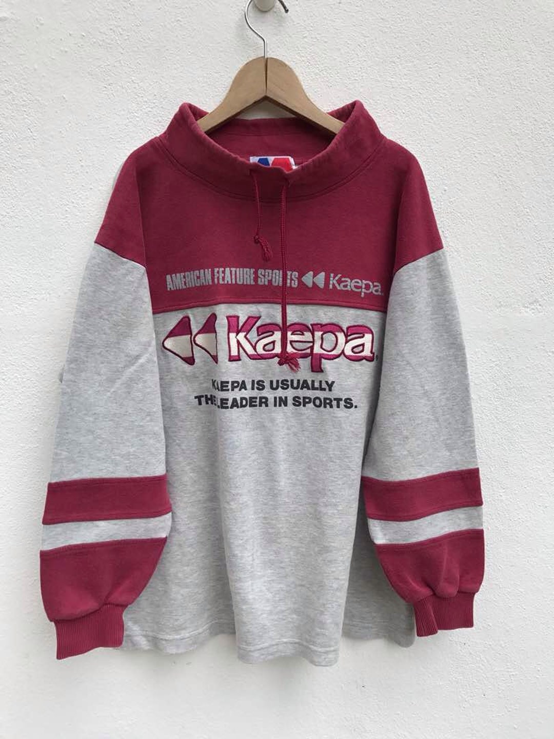 Kaepa Sweatshirt Vintage 90's Kaepa Sweater Hip Hop Streetwear Big Logo ...