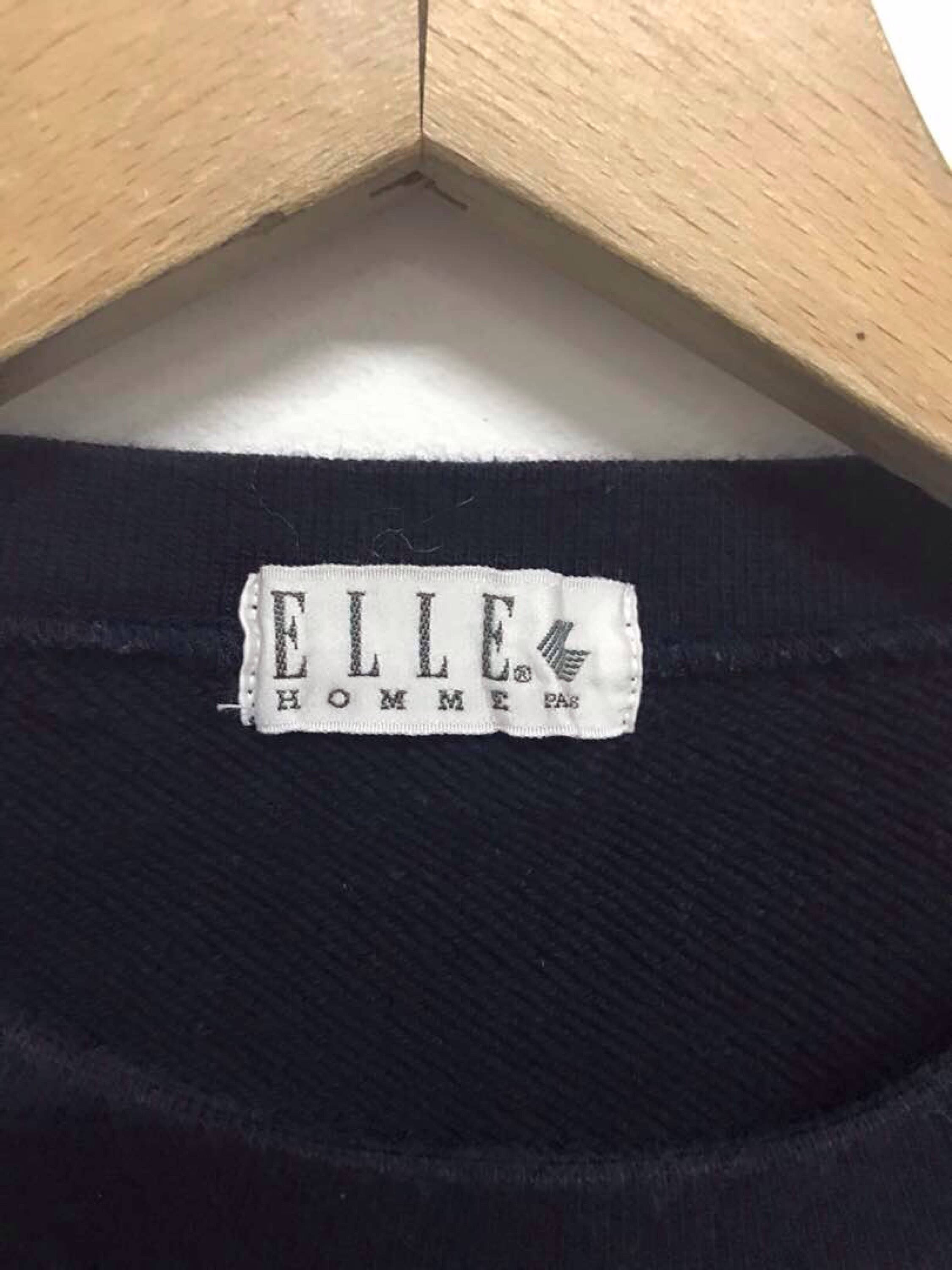 Vintage ELLE Sweatshirt 90's Hip Hop Rap Ellesse Homme Sweater ...
