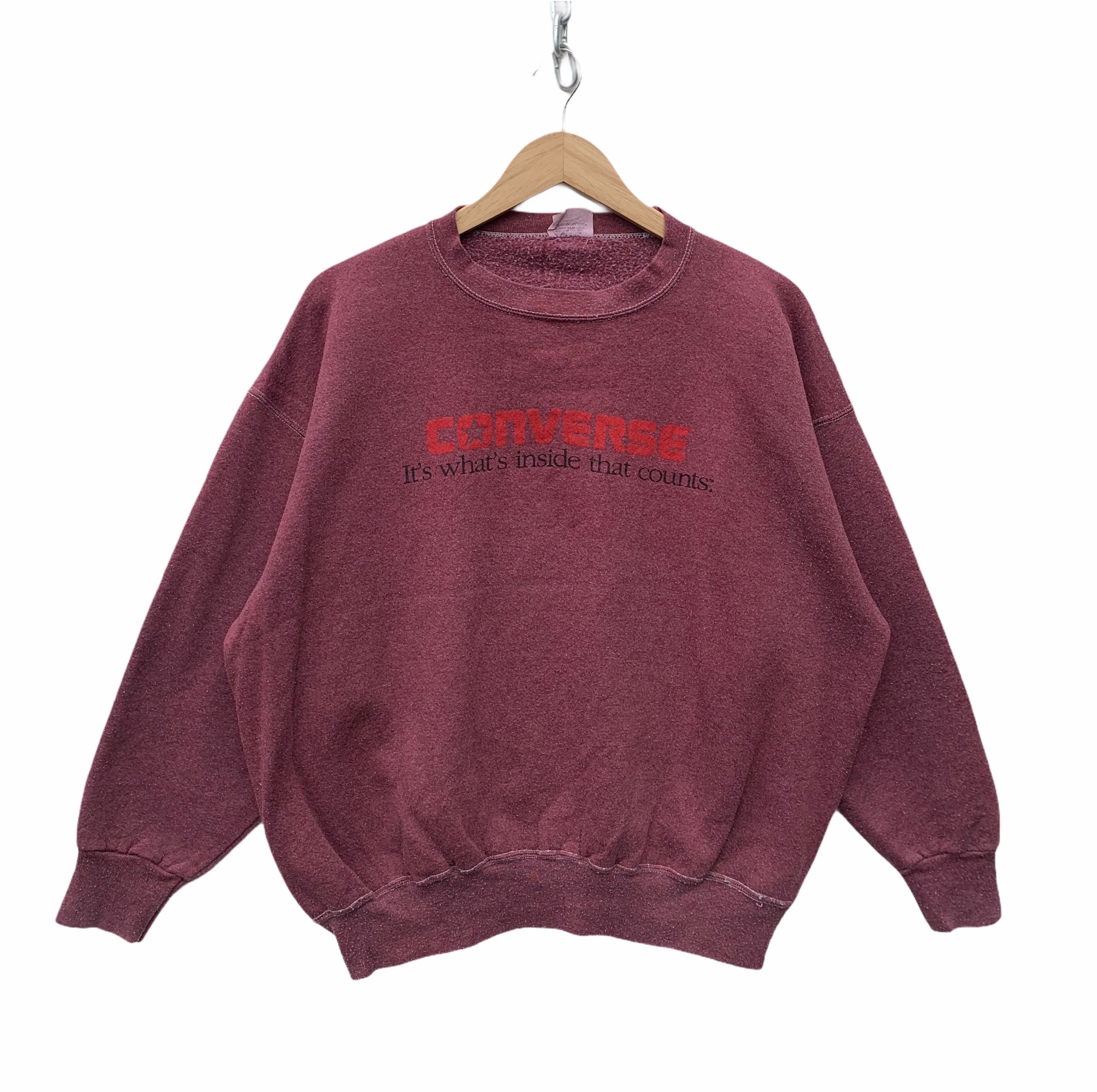 Converse Sweatshirt Vintage Converse All Star Made in Usa Sweater ...