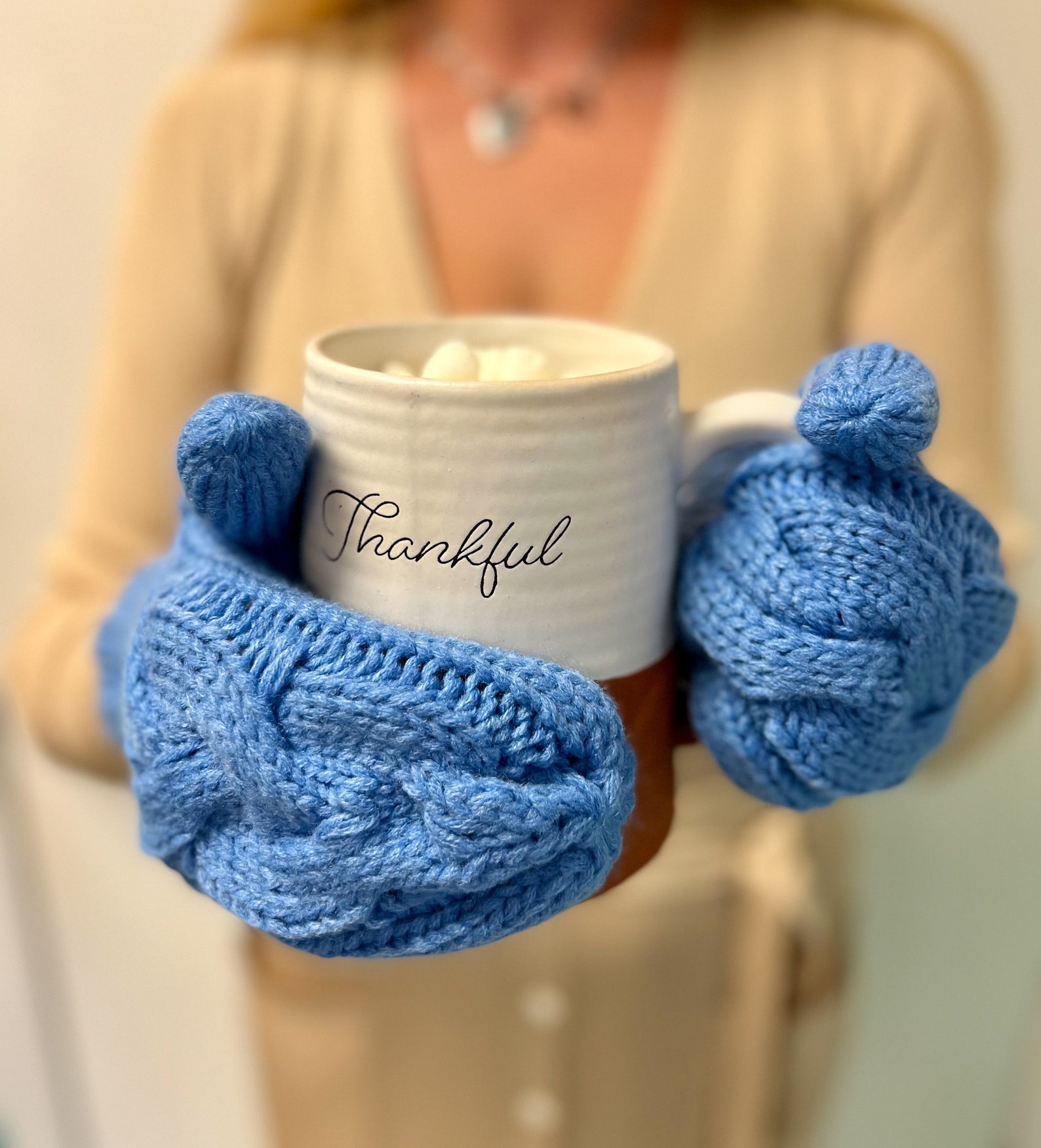 Mittens for Women Winter Gloves, Cable Mittens, Knit Mittens, Warm Mittens, Mitten Crochet, Hand ...