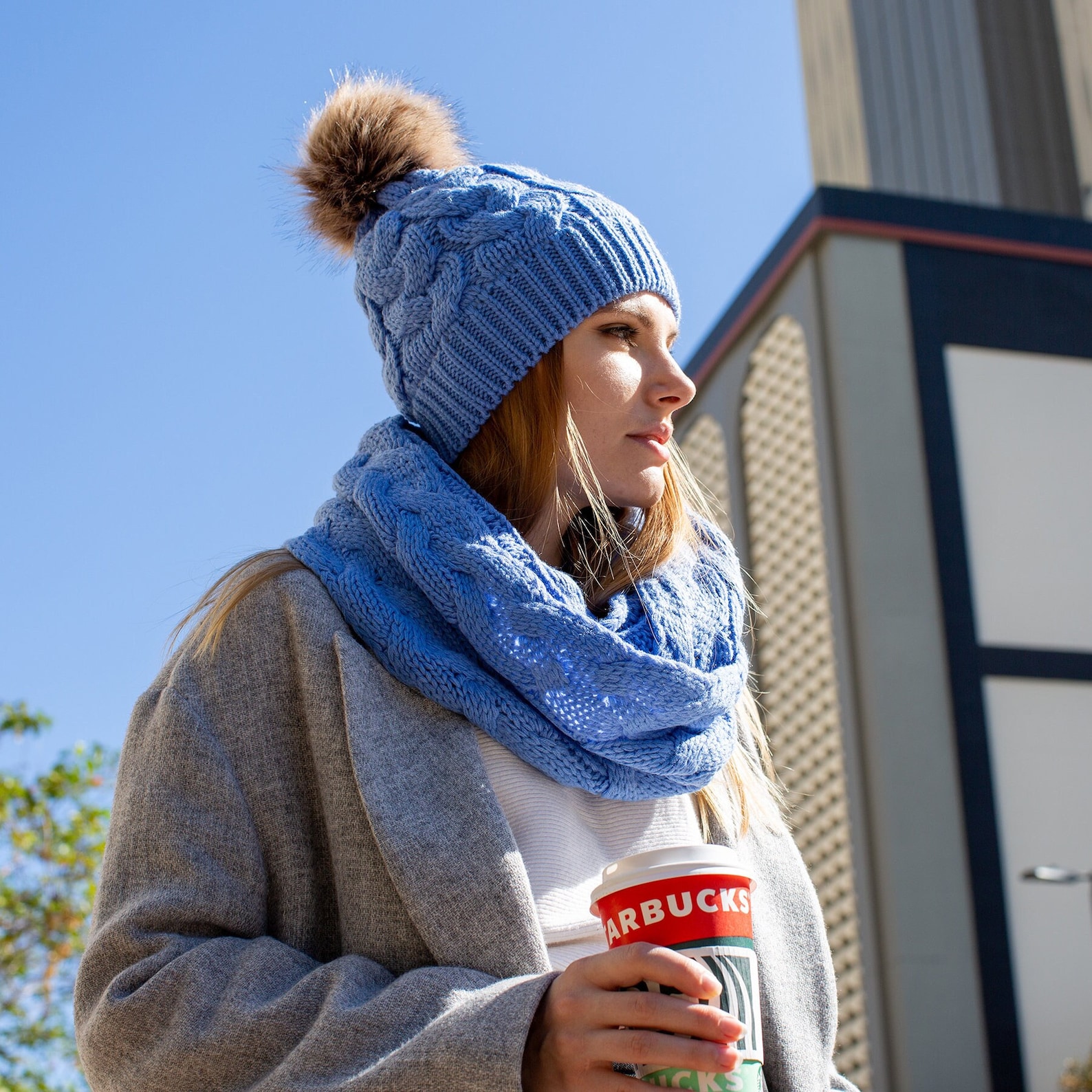 Winter Hat and Scarf Set for Women Set Cute Soft Warm Infinity | Etsy