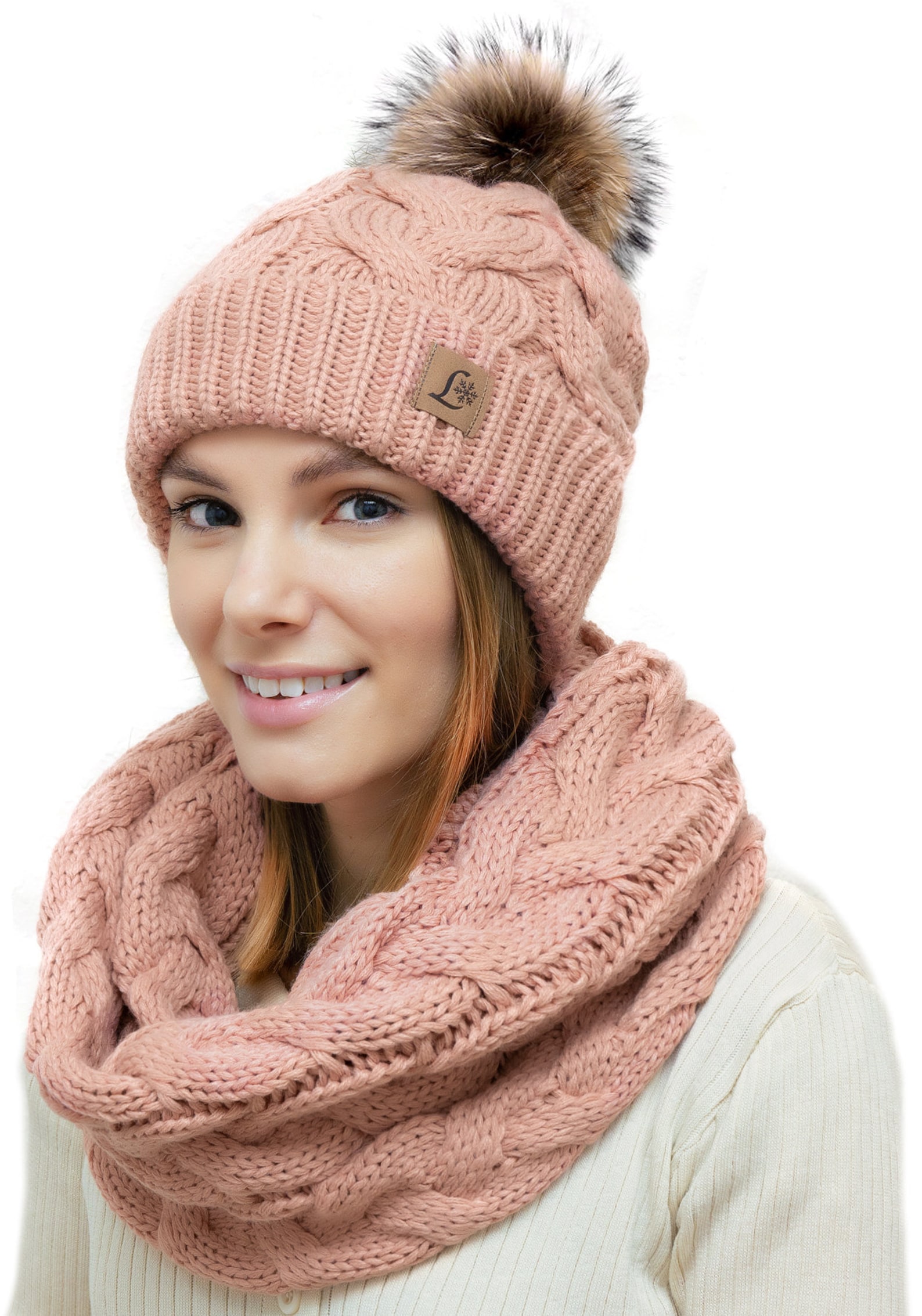 Womens Hat and Scarf Set Warm Winter Hats Girls Winter Hats - Etsy