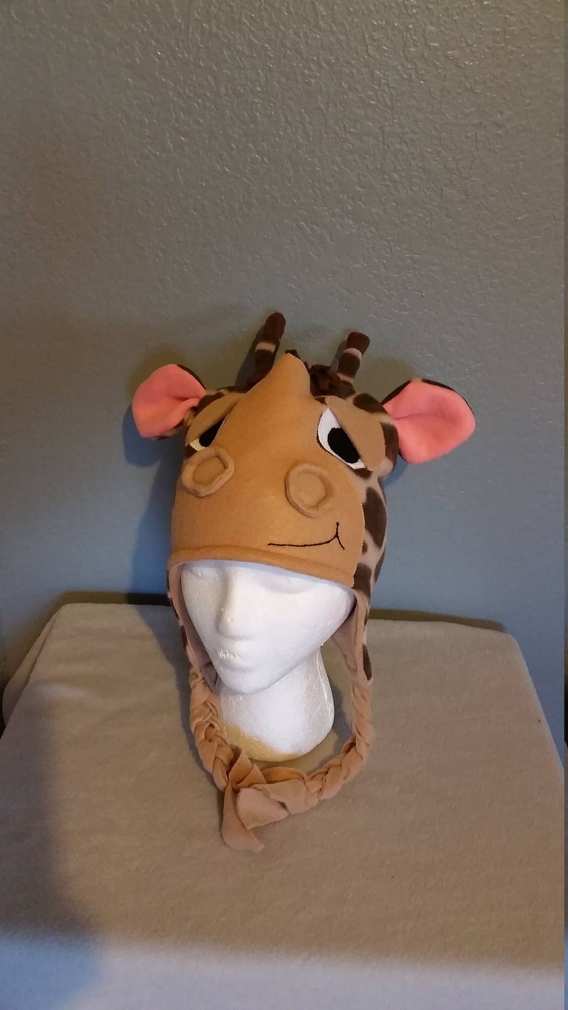 Giraffe Hat/ Safari Hat/ Giraffe Fleece Hat/giraffe Children - Etsy