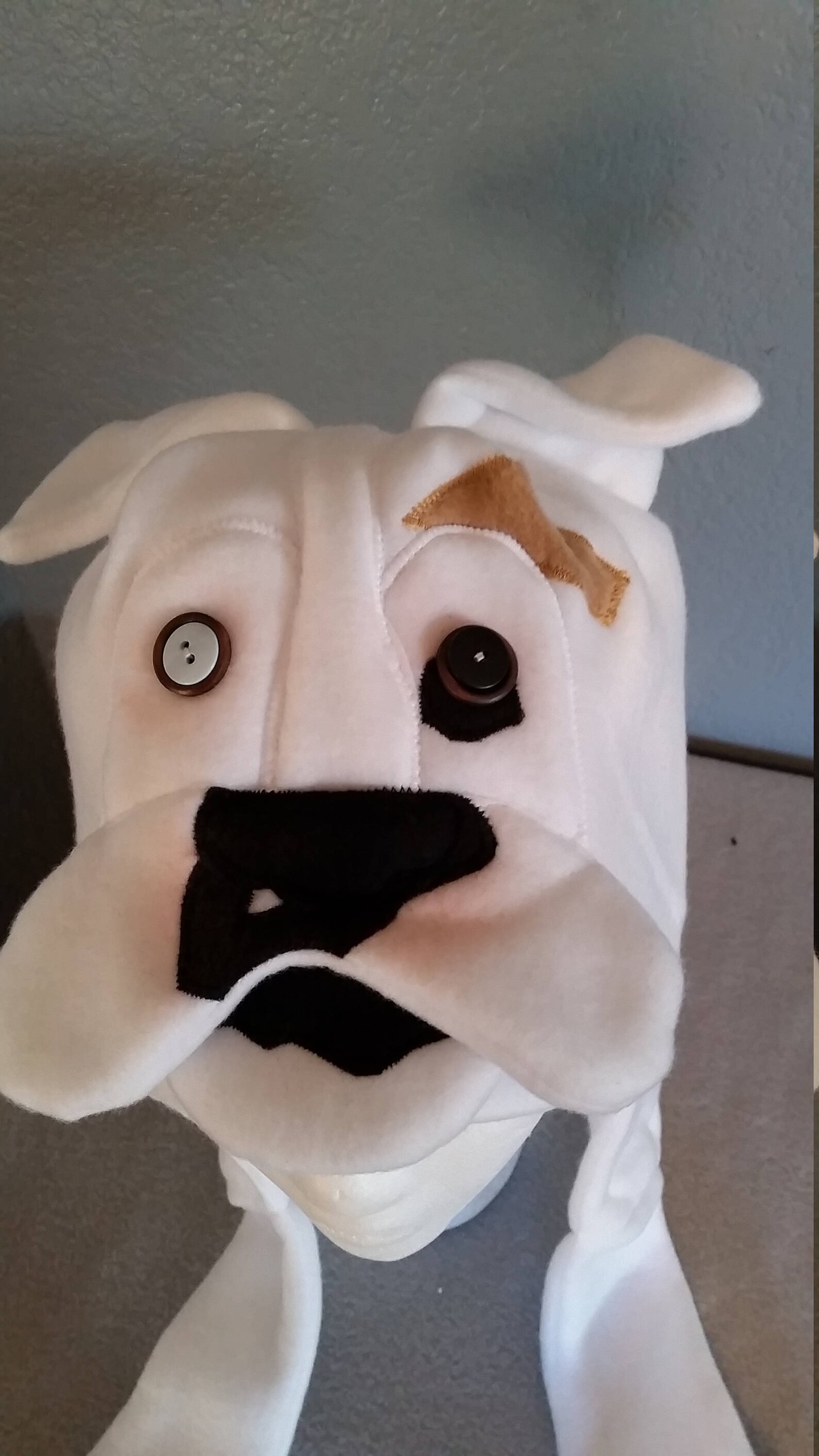 White Boxer Hat/ Boxer Hat/ Boxer Dog Fleece Hat/ Dog - Etsy
