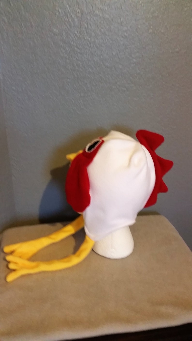 White Rooster Hat/ Rooster Hat/barn Yard Animal/ Chicken Hat/ | Etsy