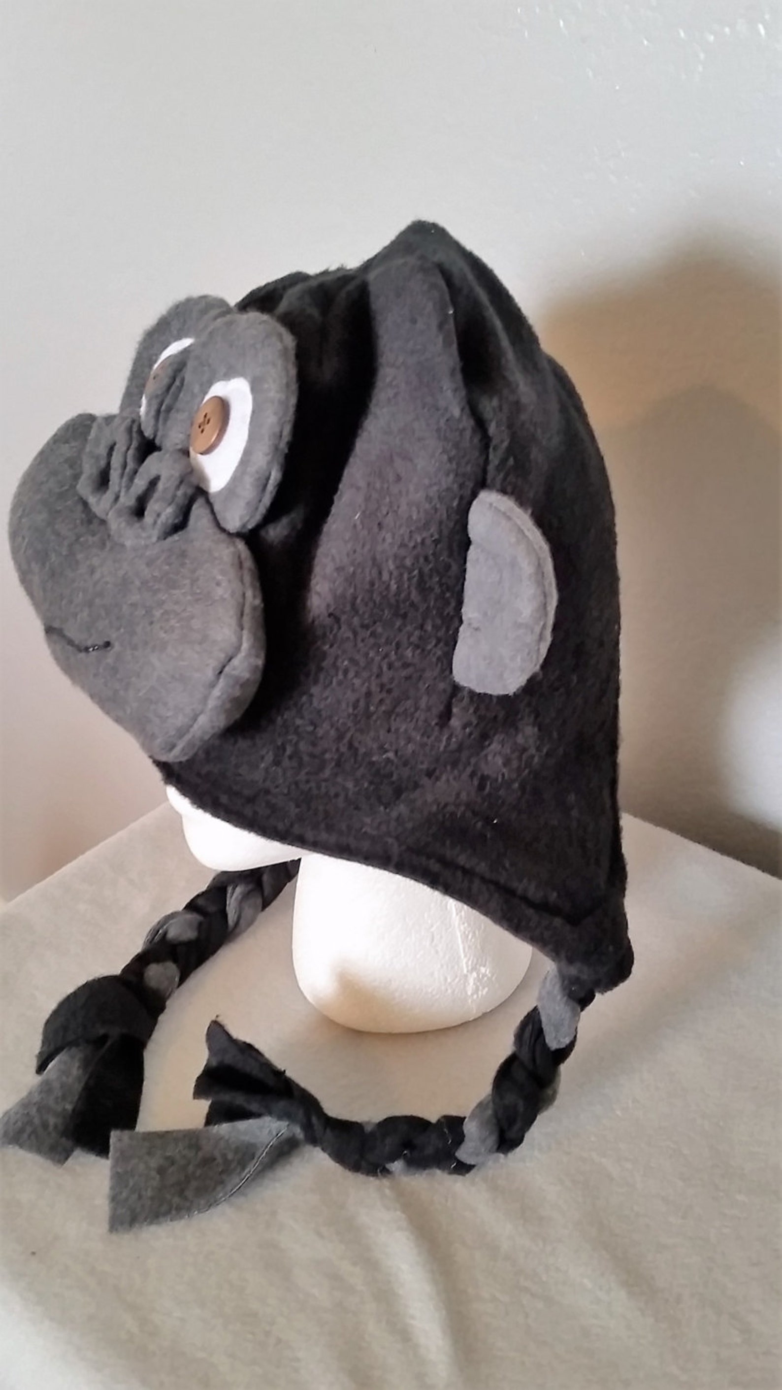 Gorilla Hat/ Ape Hat / Zoo Animal hat/Monkey Fleece | Etsy