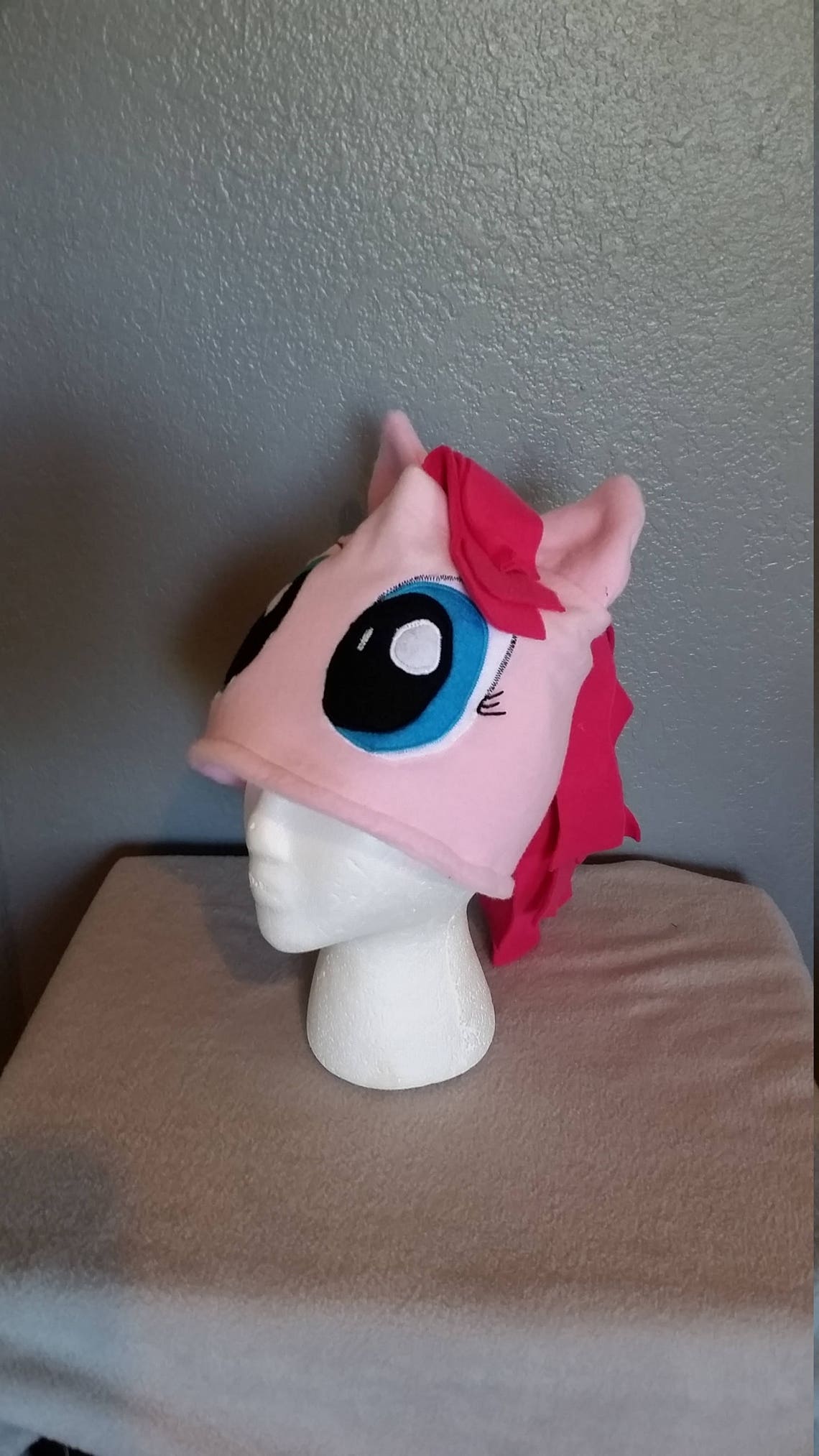 My Little Pony Inspired Hat/ Pinkie Pie Little Pony Hat/ Pink Pony ...