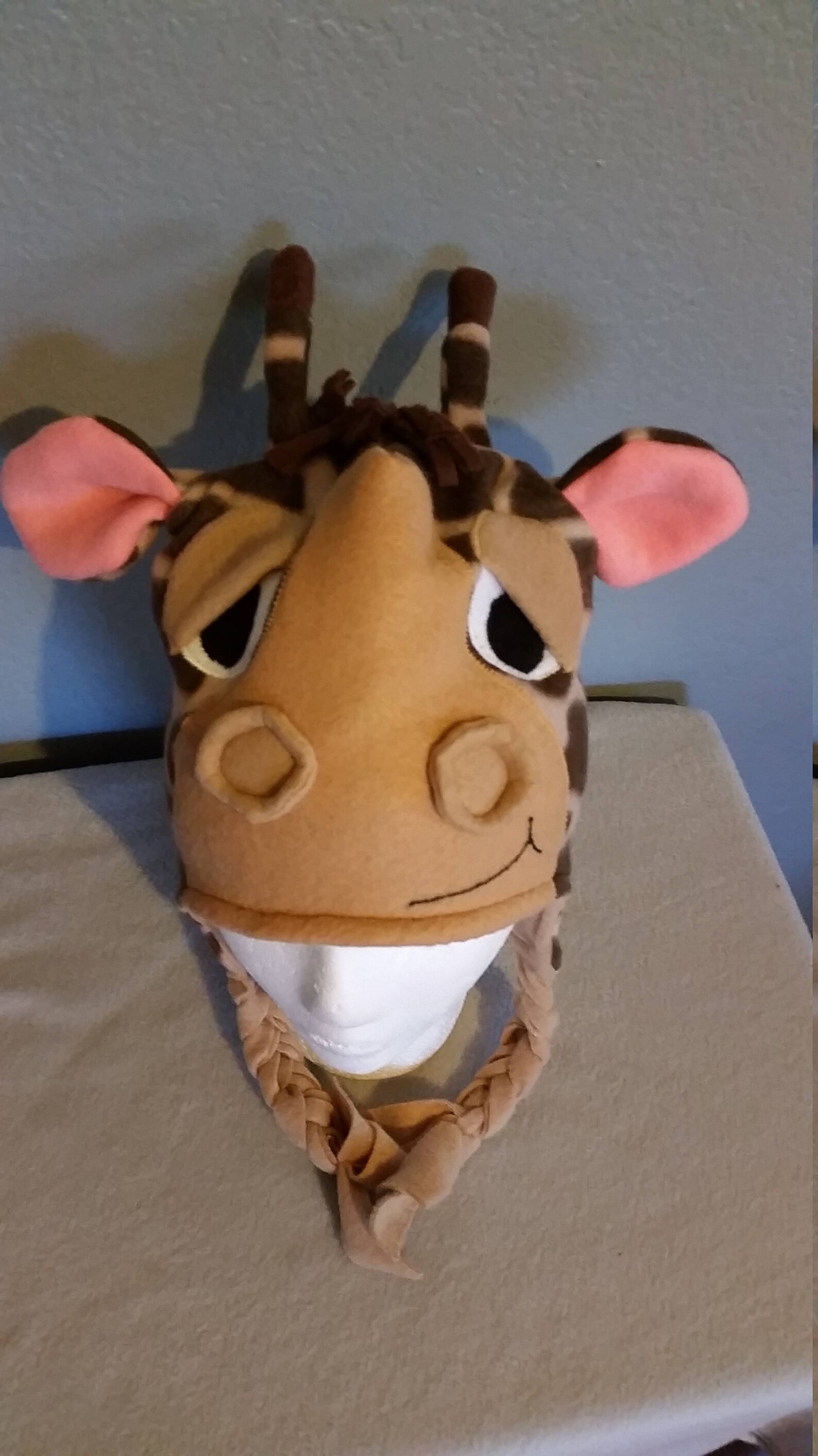 Giraffe Hat/ Safari Hat/ Giraffe Fleece Hat/giraffe Children - Etsy