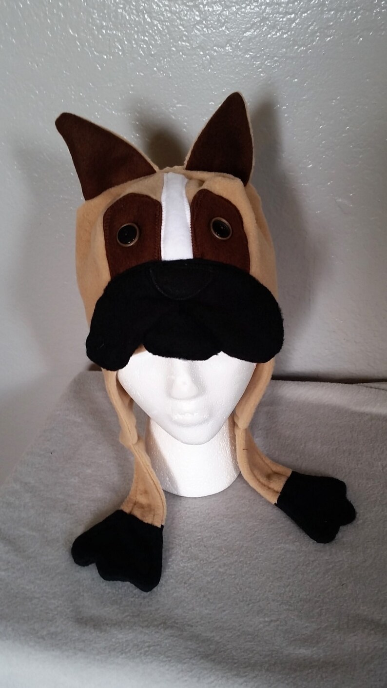 Boxer Dog Animal Fleece Childrens and Adult Hat/ Great | Etsy