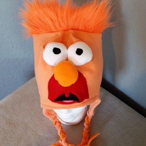 Beaker Inspired Hat/ Beaker Hat/ Child and Adult's Beaker Fleece Hat ...