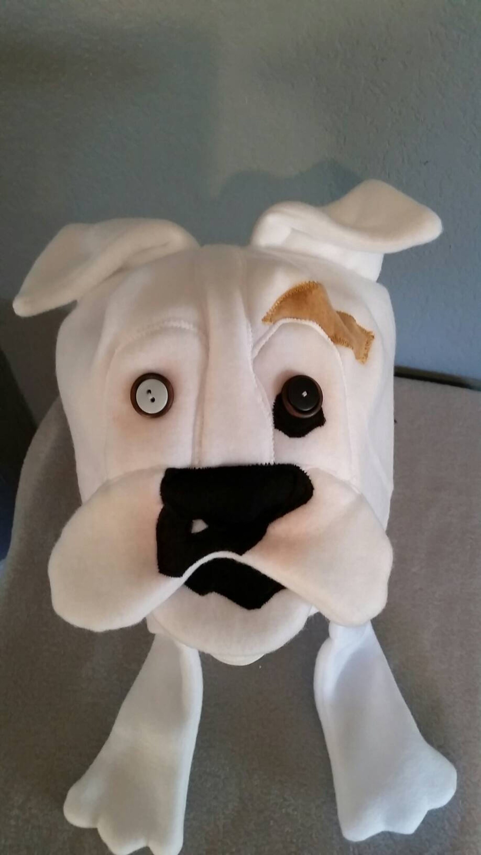 White Boxer Hat/ Boxer Hat/ Boxer Dog Fleece Hat/ Dog - Etsy