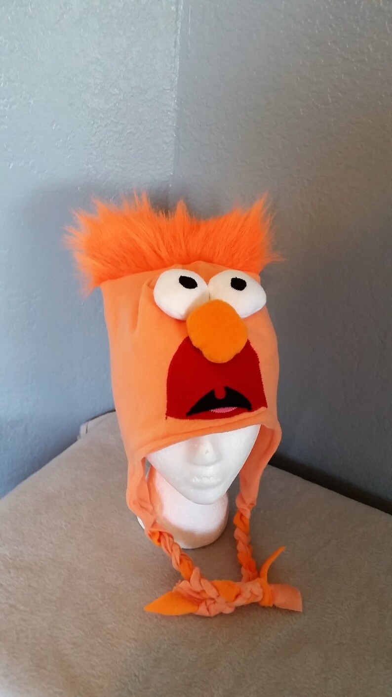 Beaker Inspired Hat/ Beaker Hat/ Child and Adult's Beaker Fleece Hat ...