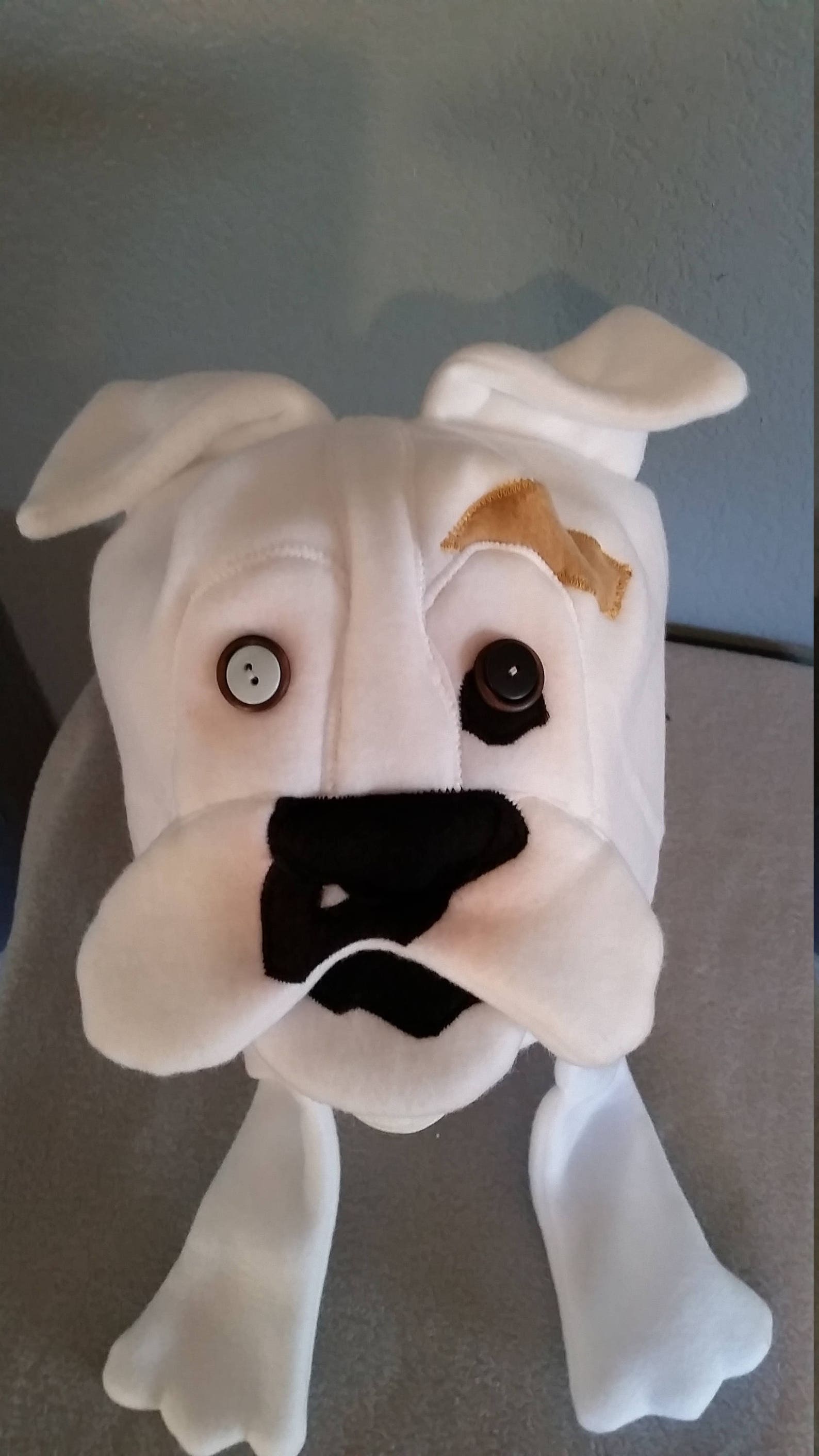 White Boxer Hat/ Boxer Hat/ Boxer Dog Fleece Hat/ Dog - Etsy