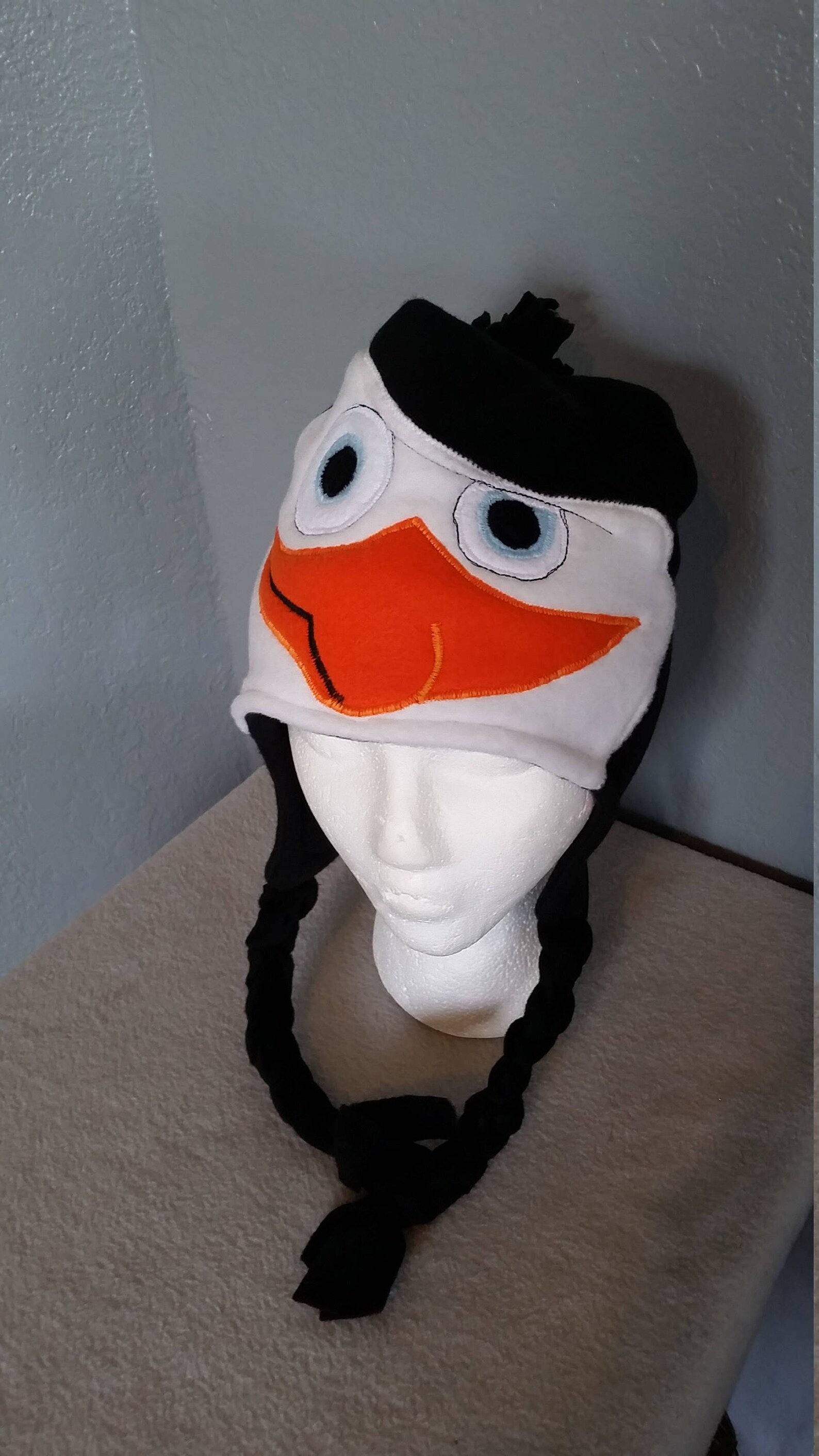 Penguin Hat/ Penguin Adult Fleece Hat/ Penguin Child - Etsy