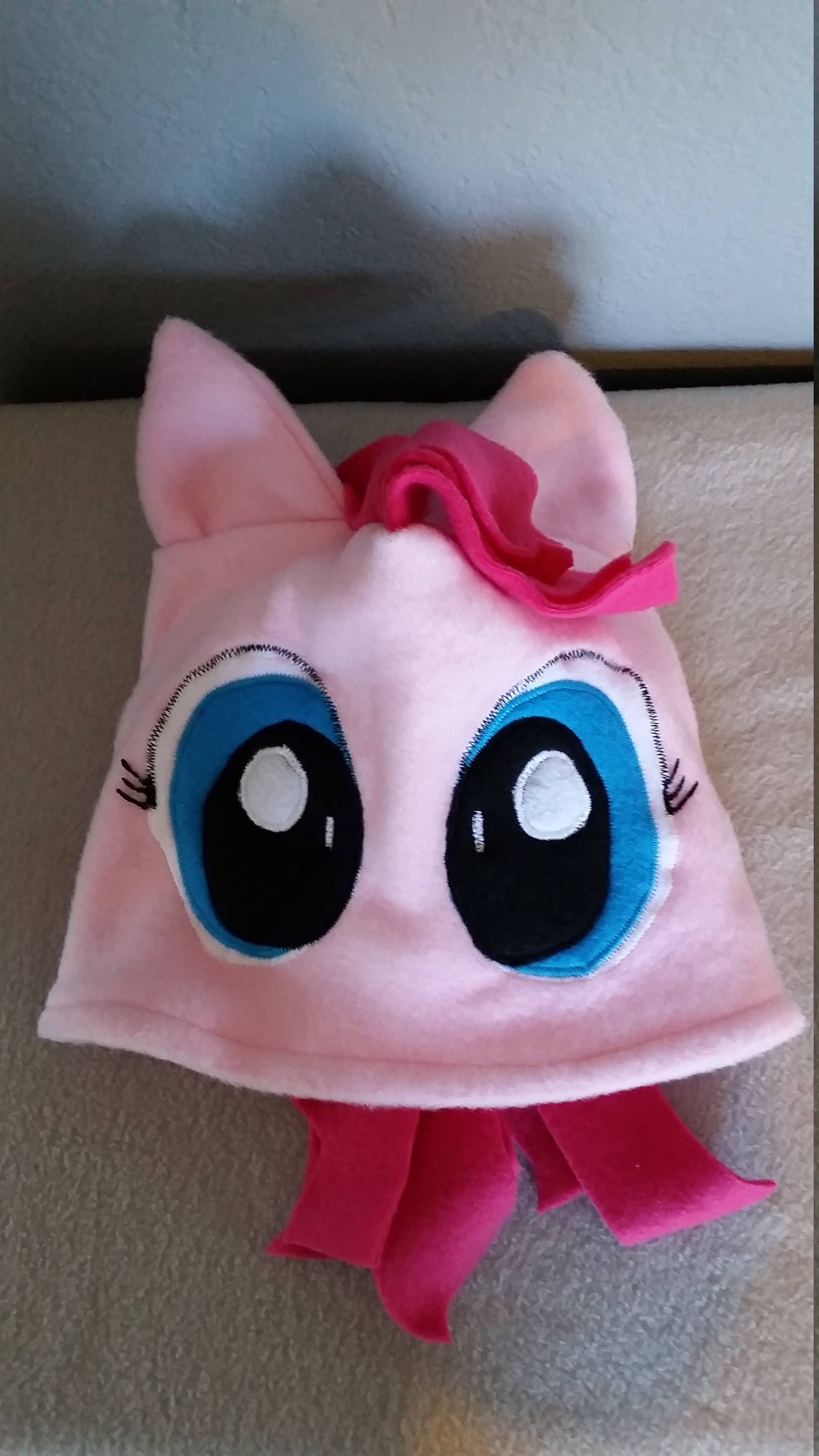 My Little Pony Inspired Hat/ Pinkie Pie Little Pony Hat/ Pink Pony ...