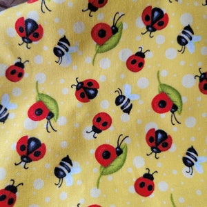 Yellow Ladybug Scrub Cap/ Ladybug Scrub Hat/ Scrub Hat/ Surgical Hat ...