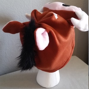 Hog Adult and Child Hat/ Boar Hat/ Boar Adult and Child Hat/ Pig Hat ...