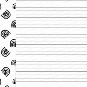 6 Unique Downloadable Rainbow Note Taking Pages Featuring Coloring Page ...