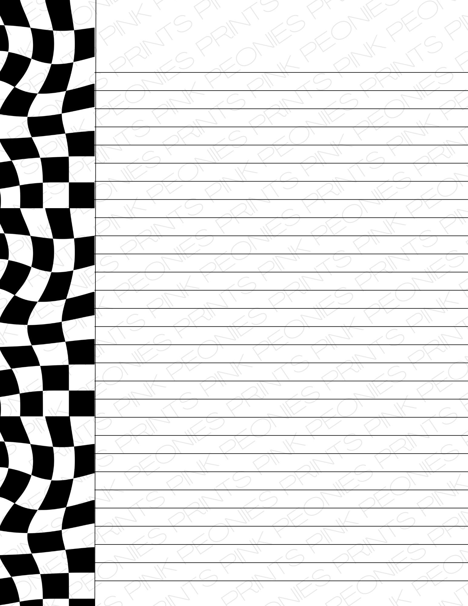 6 Unique Downloadable Note Taking Pages Featuring Coloring Page Margins ...