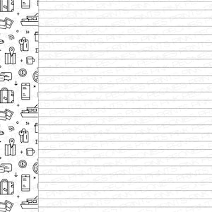 6 Unique Downloadable Travel Themed Note Taking Pages Featuring ...