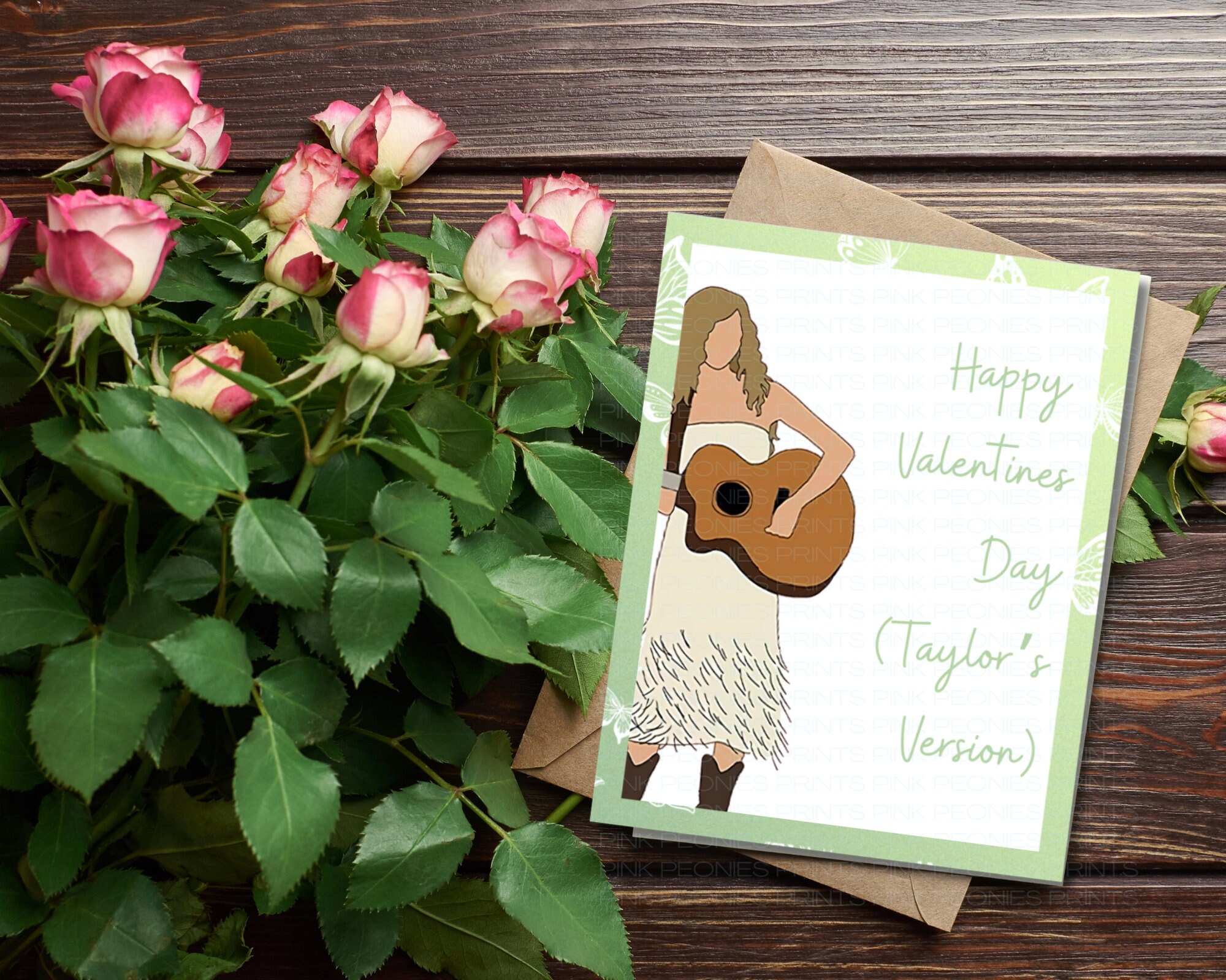 6 Taylor Swift Debut Era/album Instant Download Printable Valentines ...