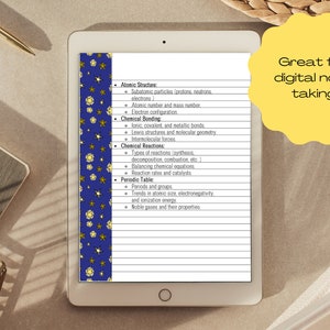 6 Unique Downloadable Stars Note Taking Pages Featuring Coloring Page ...