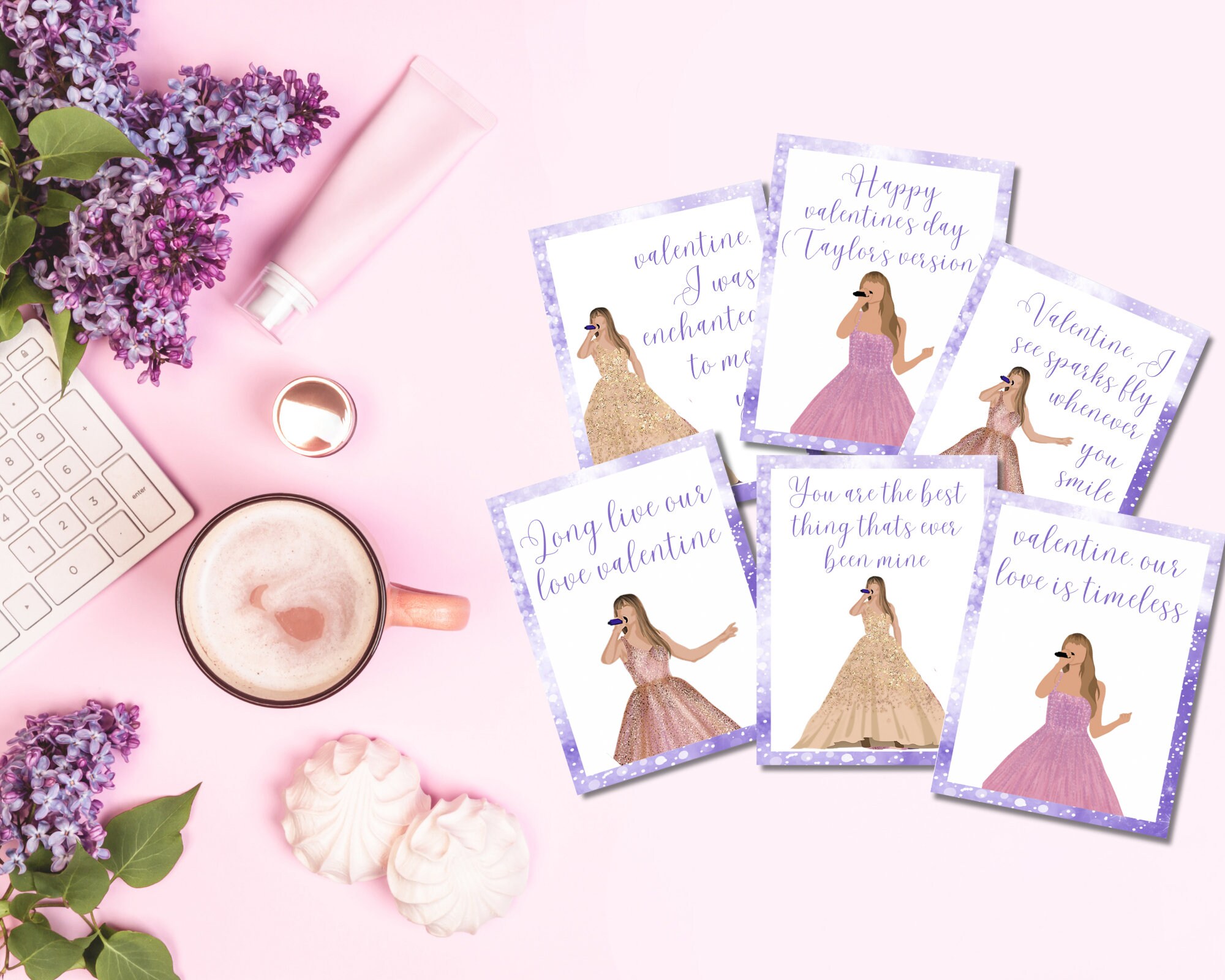 6 Taylor Swift Speak Now Album Instant Download Printable Valentines ...