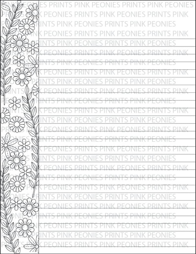 6 Unique Downloadable Note Taking Pages Featuring Coloring - Etsy