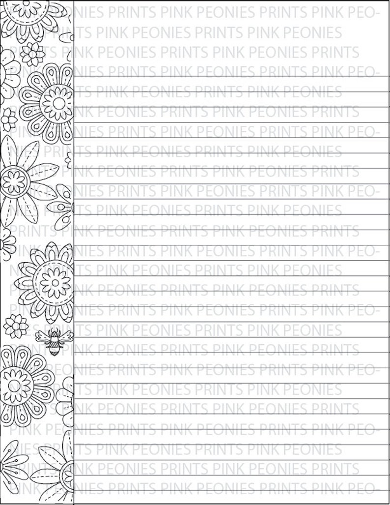 6 Unique Downloadable Note Taking Pages Featuring Coloring - Etsy