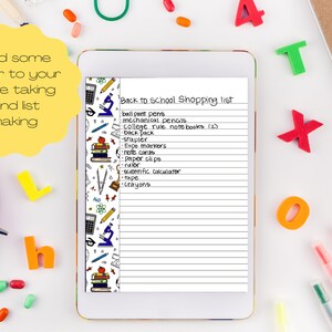 6 Unique Downloadable Note Taking Pages Featuring Coloring Page Margins ...