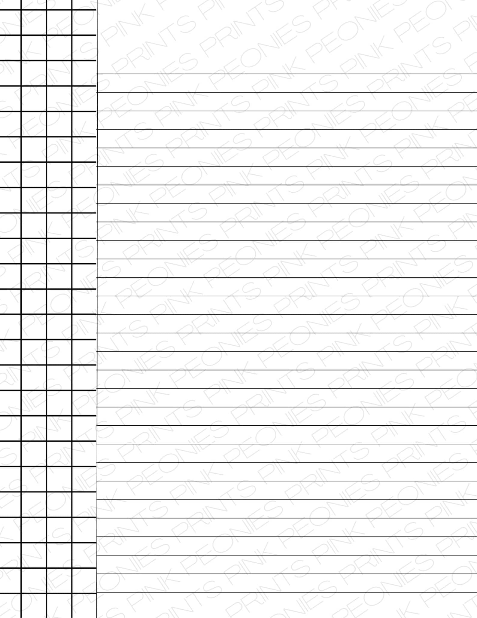 6 Unique Downloadable Note Taking Pages Featuring Coloring Page Margins ...