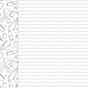 6 Unique Downloadable School Supplies Notetaking Pages Featuring ...