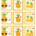 Pineapple Instant Download Printable Valentines Day Cards, Kids ...