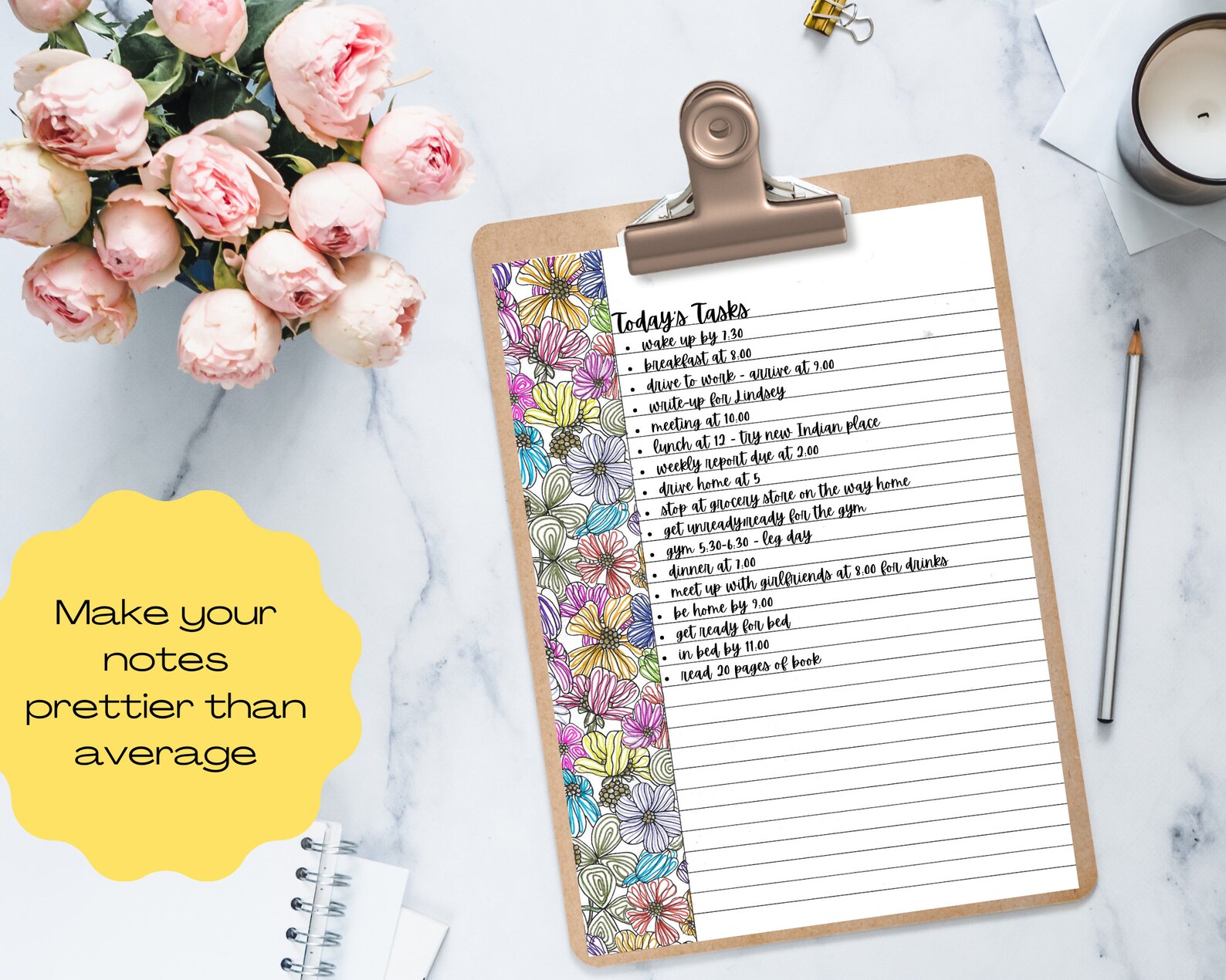 6 Unique Downloadable Books Note Taking Pages Featuring Coloring Page ...