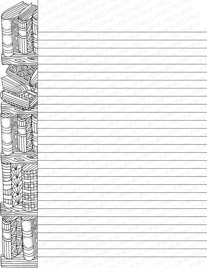 6 Unique Downloadable Books Note Taking Pages Featuring - Etsy