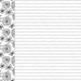 6 Unique Downloadable Floral Notetaking Pages Featuring Coloring Page ...