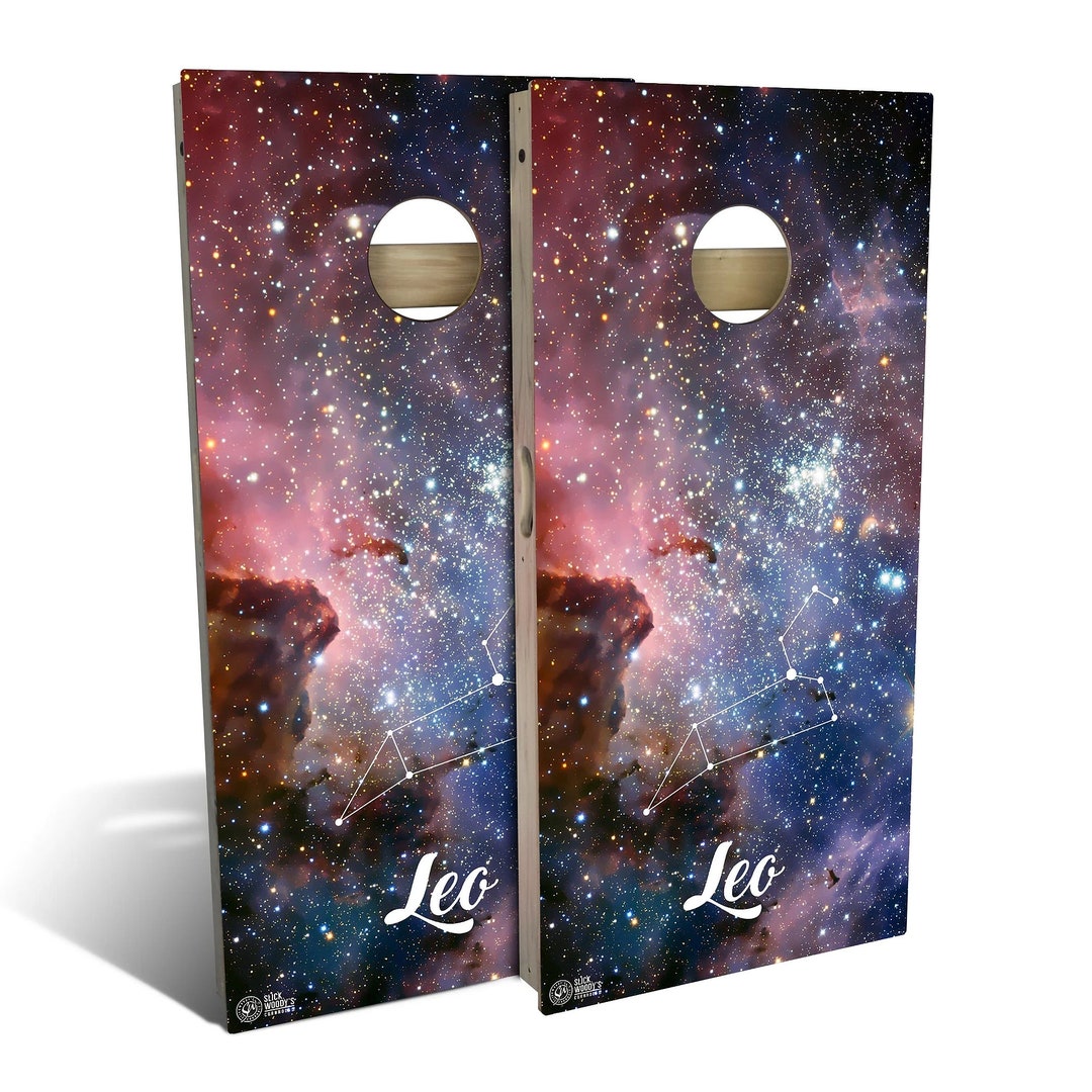 Cornhole Boards Set: Leo Style Lawn Game (includes Bags and Optional ...