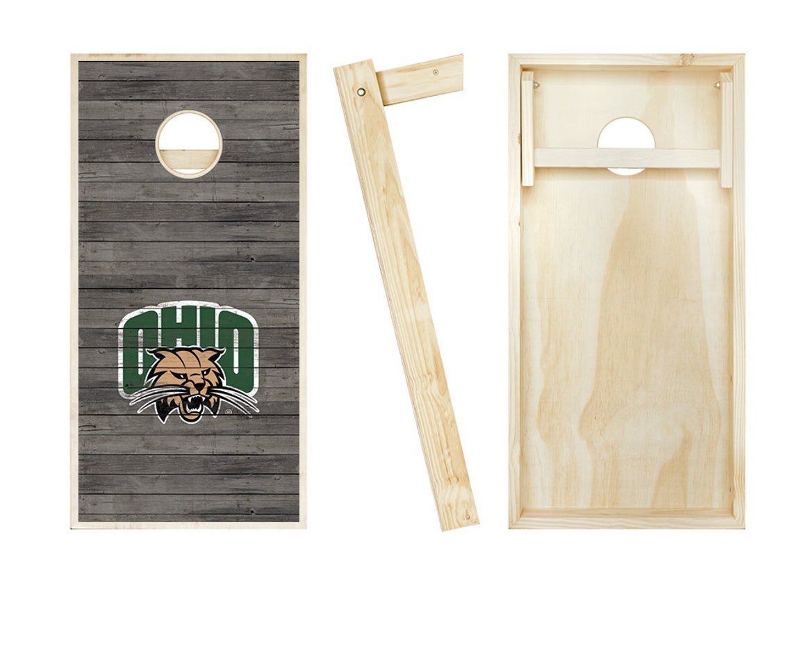 Ohio Distressed Cornhole Boards Officially Licensed NCAA - Etsy