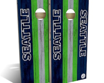 Toys & Games Seattle Seahawks Cornhole Wrap Decal Stickers Vinyl ...