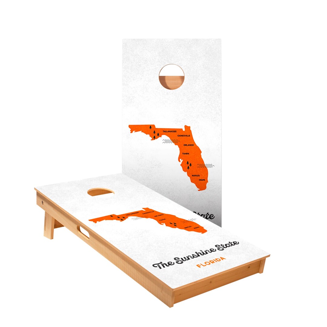 Sunshine State Cornhole Boards, Outdoor Lawn Game (official ACA Size ...